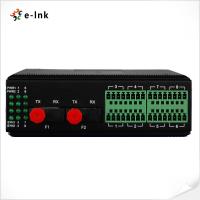 China Industrial 1~4Ch RS232/RS22/RS485 Double-ring Fiber Media Converter for sale
