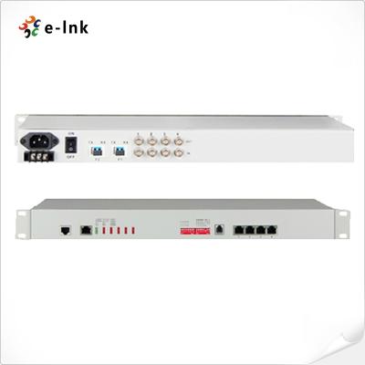 China 4E1 + 4GE 1+1 Fiber PDH Multiplexerv for sale