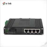 China Industrial 4-Port 10/100/1000T 802.3at PoE + 1-Port 100/1000BASE-X Ethernet Switch for sale