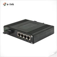 China Industrial 4-Port 10/100/1000T 802.3bt PoE + 1-Port 100/1000BASE-X Ethernet Switch for sale