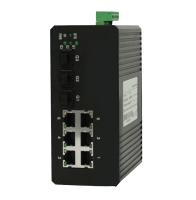 China Managed Industrial Ethernet Switch with 3 1000M SFP ports and 6 10/100Base-T(X) ports for sale