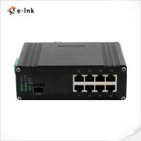 China Industrial 8-Port 10/100/1000T 802.3bt PoE + 1-Port 100/1000Base-X Ethernet Switch for sale