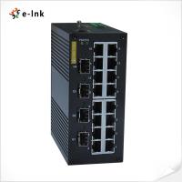China Managed Industrial Ethernet Switch 16 x 10/100BaseTX ports + 4 x 1000M SFP Dual Power for sale