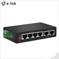 China 4-port 10/100BASE-T PoE + 2-port 100BASE-T Uplink Industrial 250m PoE Switch for sale