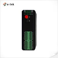 China Industrial DIN-Rail 1~16Ch Contact Closure over Fiber Converter for sale