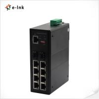 China Industrial Managed Ethernet Switch 1000M 8-Port Gigabit + 2 SFP DIN-Rail Mount for sale