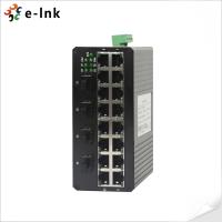 China 16-port 10/100Base-T + 4-port 1000Base SFP Industrial Ethernet Switch for sale