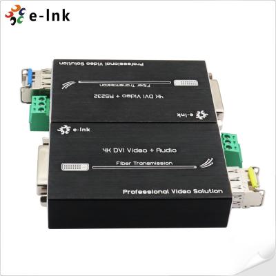 China 1Ch 1080P HDMI + 1Ch USB KVM + 1Ch RS232 + 1Ch Bidi Stereo Audio + 1Ch GPIO over Fiber Extender Support general-purpose input/output (GPIO) signal for sale