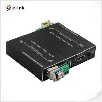 China Mini 4K HDMI Fiber Extender with RS232 & External Audio with Transmission distance up to 80km over fiber cable for sale