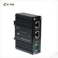 China Industrial PoE+ Injector 2.5G 12~48V DC Power Input Small Size Aluminum Alloy Metal Case for sale