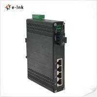 China Industrial Ethernet Switch 4-Port 10/100/1000Base-T + 1-Port 1000BASE-X DIN Rail for sale