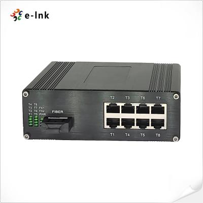 China Industrial 8-Port 10/100/1000T 802.3bt PoE + 1-Port 100/1000Base-X Ethernet Switch for sale