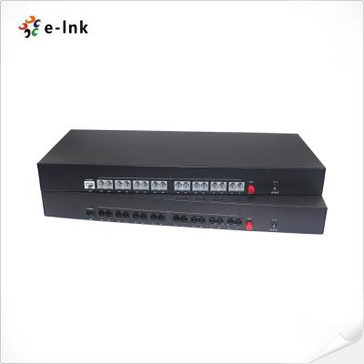 China 16Ch POTS（FXO/FXS）Telephone over Fiber Mux for sale