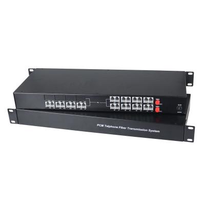 China 24Ch POTS（FXO/FXS）Telephone over Fiber Mux for sale