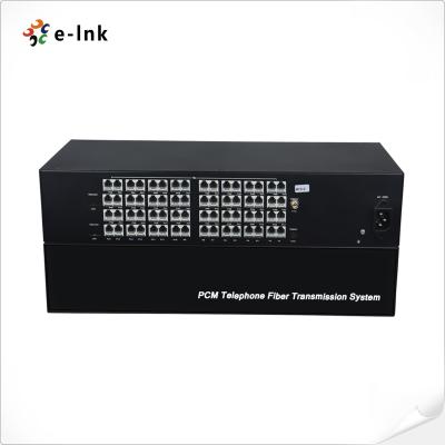 China 64Ch POTS（FXO/FXS）Telephone over Fiber Mux for sale