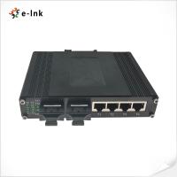 China Industrial Ethernet Switch 60W 4-port 1000T 802.3bt PoE + 2-port 1000X DIN Rail for sale