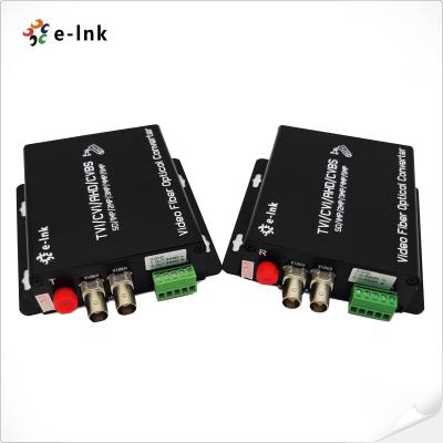 China 2Ch 5MP HD-Video 4-in-1 Video Fiber Converter Support 5MP 4MP 3MP 1080P 720P Camera for sale