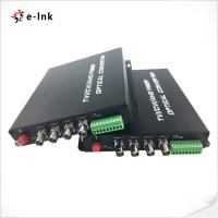 China 4Ch HD-AHD/HD-CVI/HD-TVI/CVBS 4-in-1 Video Fiber Converter with Industrial wide range of operational temperature for sale