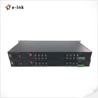 China 16Ch HD-AHD/HD-CVI/HD-TVI/CVBS 4-in-1 Video Fiber Converter with Plug and play simple installation for sale