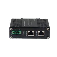 China Industrial PoE+ Injector 2.5G 30W 12~48V DC Power Input Small Size for sale