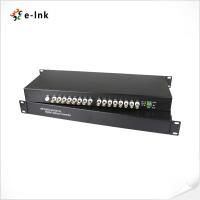 China 16 Channel HD-Video over Optical Fiber Transmitter and Receiver Support HD-AHD/CVI/TVI highest resolution 720P,1080P for sale