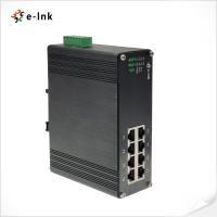 China Industrial 8-Port Gigabit PoE+ Switch Unmanaged DIN Rail 30W per Port for sale