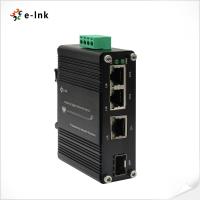 China Mini Industrial 3-Port 10/100/1000T + 1-Port 100/1000X SFP Gigabit Ethernet Switch for sale