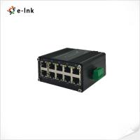 China Mini Industrial 10-Port 10/100/1000M Gigabit Ethernet Switch Compact DIN Rail for sale