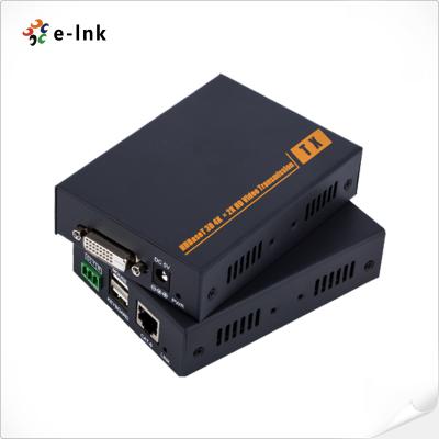 China HD-BaseT DVI KVM Extender Over 100m Single Cat6/7 Cable Support video resolution up to 1920*1080P@60Hz and 4K*2K for sale