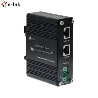 China Industrial 10G PoE+ Injector 30W 12~48V DC Power Input Aluminum Alloy Metal Case for sale