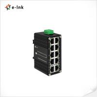 China Industrial 1000M 8 x IEEE802.3at PoE + 2-RJ45 Ethernet Switch 12~48V DC Booster for sale