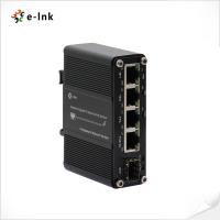 China Mini Industrial 3-Port 10/100/1000T + 1-Port 100/1000X SFP PD Switch with PoE Splitter Function for sale