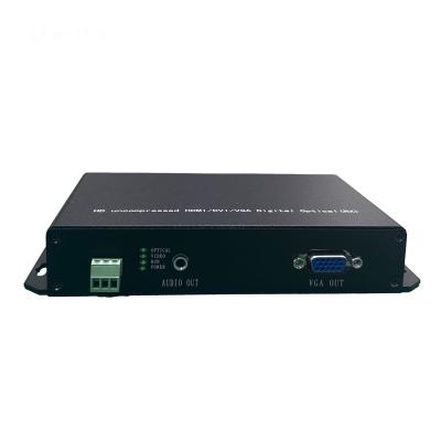 China USB VGA KVM Fiber Extender, 10km Range 1080P Plug and Play for Industrial Use for sale