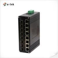 China Industrial L2 Managed Ethernet Switch+ 8-Port 1000T + 8-Port 1000X SFP DIN Rail for sale