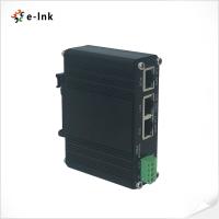 China Industrial IEEE802.3af/at PoE Splitter with 2-port switch function, output voltage 12VDC Supports output power up to 20W for sale