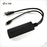 China Fast Ethernet 5V 2A PoE Splitter with Micro USB port with Devices will be detected before poe input for sale