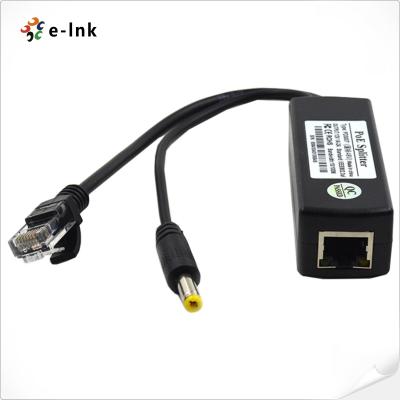 China 12V PoE Splitter Supports international standard IEEE802.3 af(15.4W) for sale