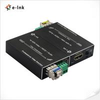 China Mini 4K HDMI Fiber Extender with RS232 & External Audio 80km HDCP 1.2Data 10.2Gbps for sale