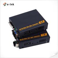 China 1080P DVI-D Fiber Optic Extender, High compatibility, can auto-match source and display device, support video resolution up to 1920*1200@60Hz for sale