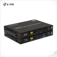 China DP1.2 4K@60Hz 4:4:4 Uncompressed Audio and Video Fiber Extender RS-232 EDID HDMI for sale