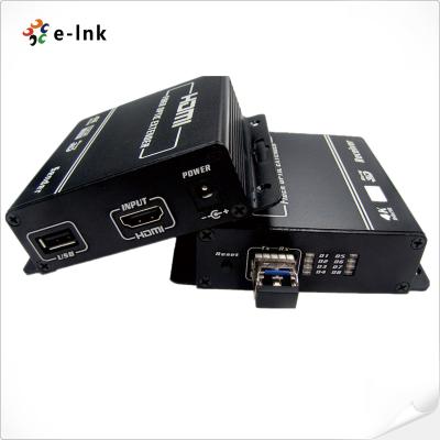 China 1080P HDMI KVM Extender Fiber Optic DVI 1.0 300m Range HDCP 1.2 1920*1080/60P for sale