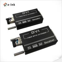 China Mini 4K DVI Fiber Transceiver 300m MM Auto EDID HDMI 1.4 Support for UHD Signal for sale