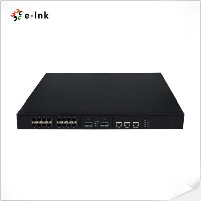 China L3 Managed 16-Port 10G SFP + 2-Port 40G QSFP+ Fiber Switch for sale