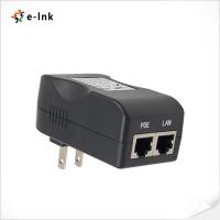 China Wall Mount Passive POE Injector Supports 10/100M or 10/100/1000M LAN environment for sale