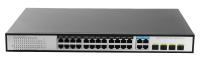 China 24-Port 10/100/1000T 802.3at PoE + 4-Port 100/1000 SFP/TP Combo Ethernet Switch for sale