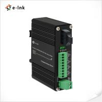 China Industrial Serial Fiber Optic Modem 80km Range DIN-Rail Mount RS232/485/422 Support for sale
