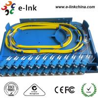 China 1-meter multicolored 12-fiber Bundled Fan-out OM3 LC pigtail for sale