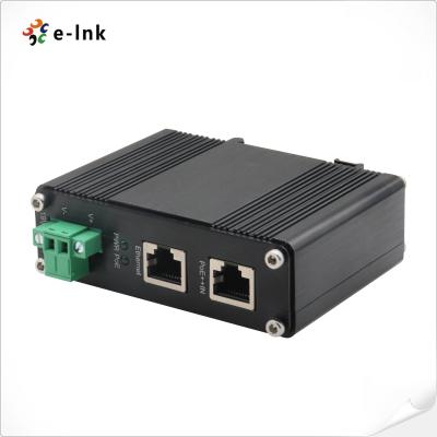 China Industrial PoE++ Splitter 19VDC 802.3bt Gigabit 100m IP40 DIN Rail for sale