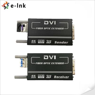 China 4K DVI Fiber Transceiver 80km Single Mode Manual EDID HDMI 1.4 for sale