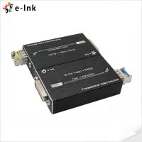 China 4K DVI Fiber Extender Mini Audio 80km HDCP 1.2 10.2Gbps for sale